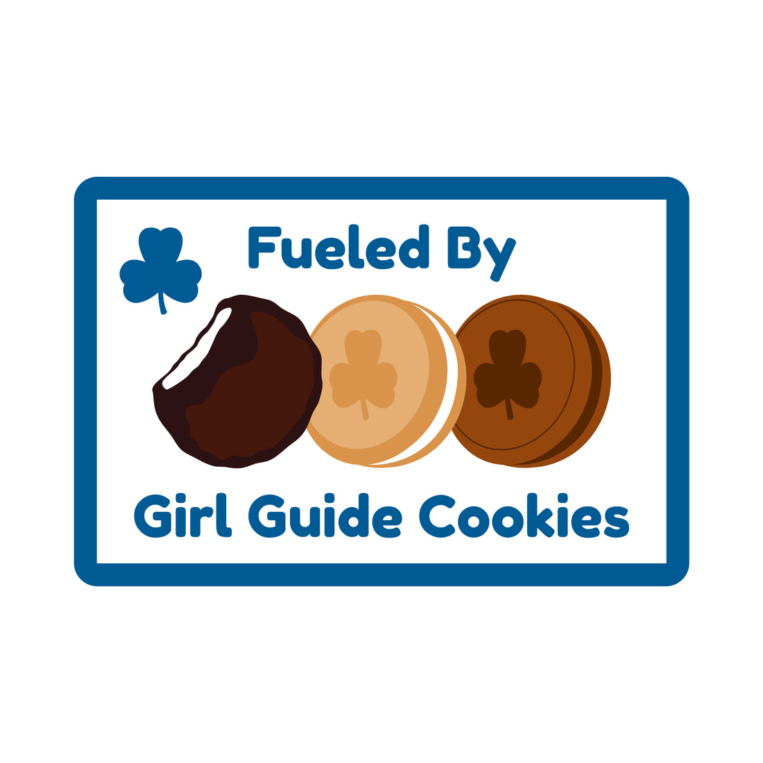 Fueled by Girl Guide Cookies Woven Crest with Merrow edge – The Girl ...