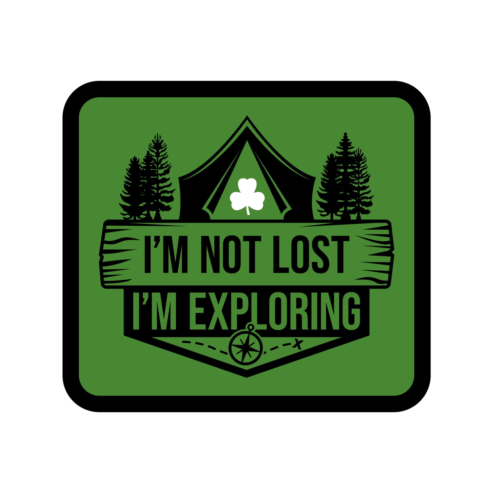 I'm Not Lost I'm Exploring - Fun Crest – The Girl Guide Store by ...