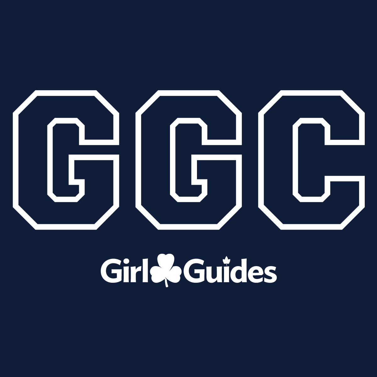 G G C Embroidered Hoodie - 1850 - Navy – The Girl Guide Store by ...